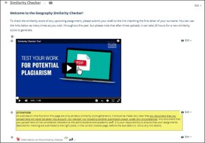 KEATS Similarity Checker Project – Digital Education